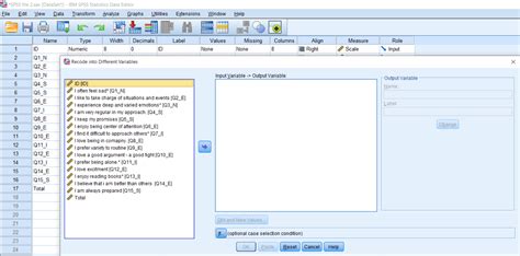 recode into same variable in spss javatpoint