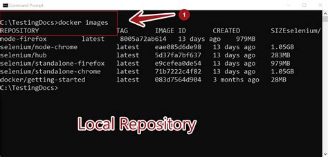 run selenium test on docker container