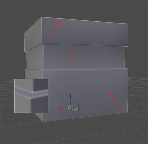 flat shaded faces with smooth rounded edges modeling blender