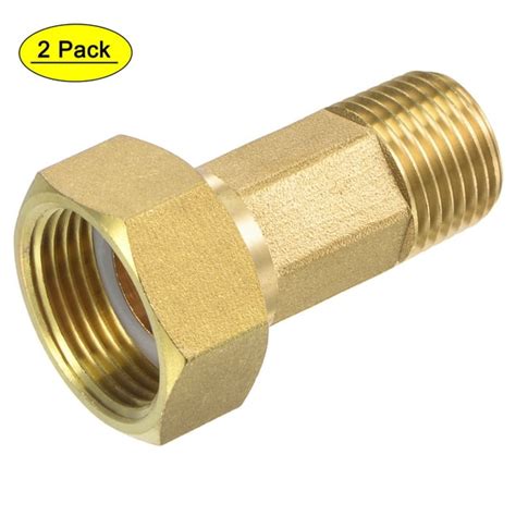 Uxcell G3 4 Female X G1 2 Male Thread 54mm Brass Pipe Fitting Hex