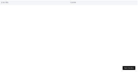 datetime picker default forked codesandbox