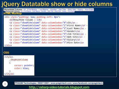sql server and c video tutorial jquery datatable