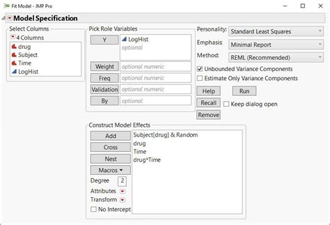 Analyzing Repeated Measures In Jmp® Software Jmp User Community