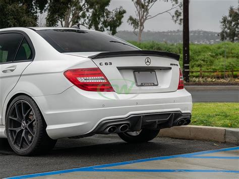 Mercedes W204 C Class Dtm Style Carbon Fiber Trunk Spoiler