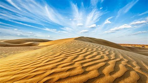 Hd Wallpaper Brown Deserty Sand Dune Landscape Nature Scenics