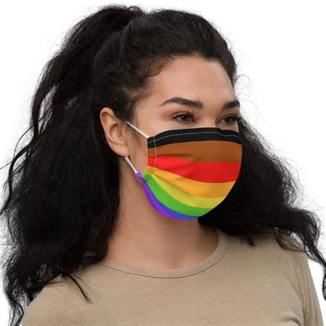 Premium Face Mask Rainbow Gay Lgbtq Etsy