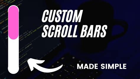 how to create a custom scrollbars using html css cool coding tamil
