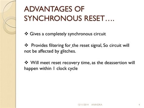 synchronous and asynchronous reset
