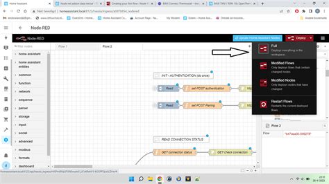 node red how do i save a flow node red home assistant community