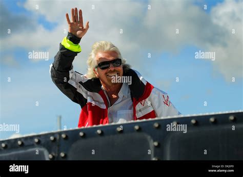 Virgin Boss Richard Branson Is Welcomed Back To Plymouth On Board The