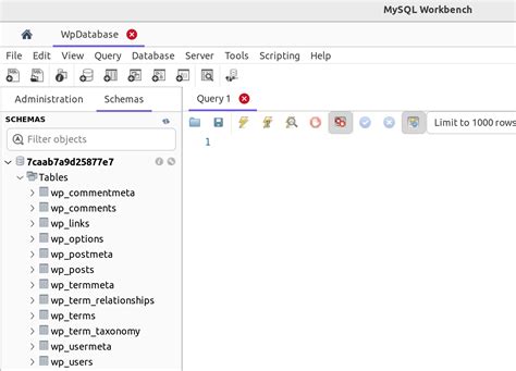 connect to mysql cloudron docs