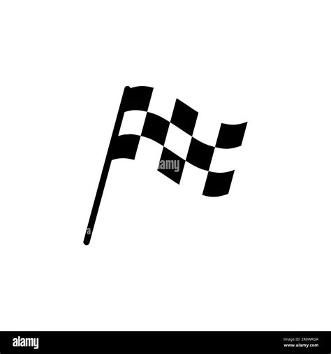 Racing Flag Icon Vector Race Flag Icon Checkered Racing Flag Icon