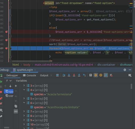 populating php dropdown options with mysql result values shows array