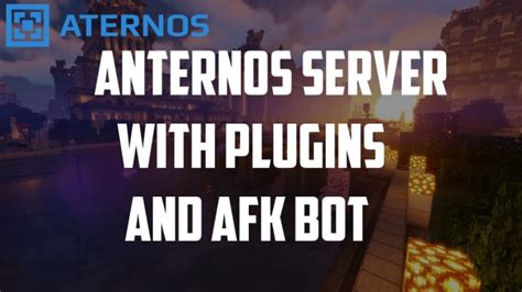 make you a minecraft aternos server with plugins and afk bot by