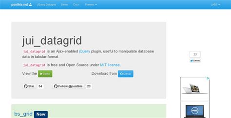25 best jquery grid plugins for developers code geekz