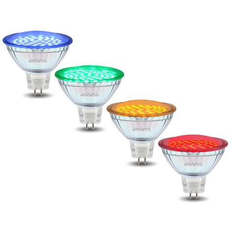 12v Led Mr16 Blue 3w Low Voltage Spot Light Bulb Gu5 3 For Sale Online