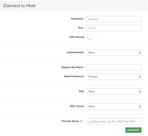 how to setup a local mongodb connection zell liew
