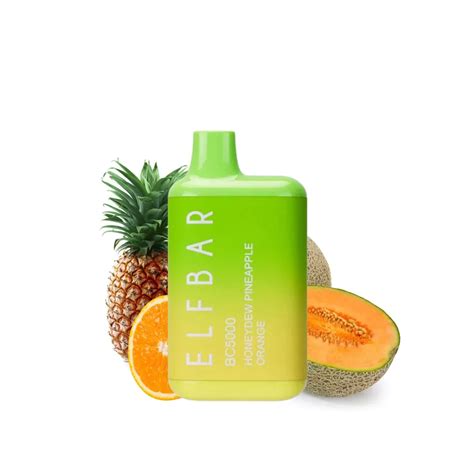 Vaporizador Desechable Elf Bar 5000puffs Honeydew Piña Naran