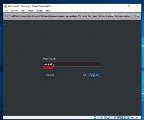 kali linux adding a user systran box