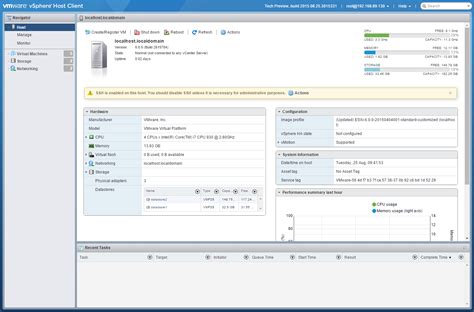 esxi embedded host client