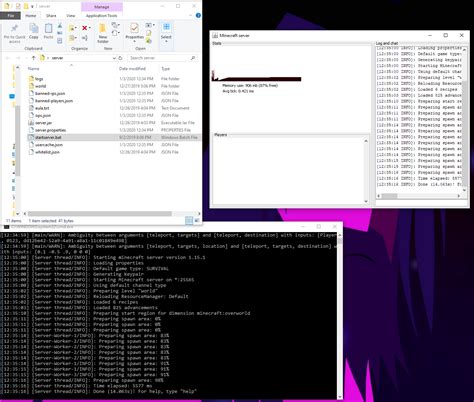 hosting a minecraft server java edition remote it