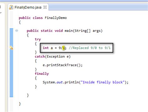 selenium by arun 236 using finally in exception handling