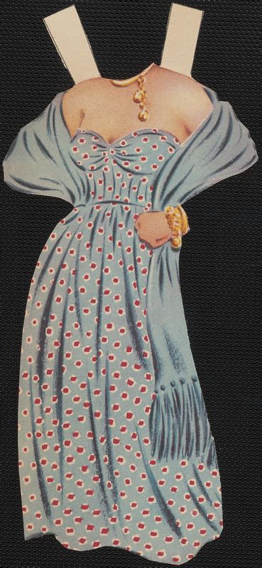 Clothes For Ava Gardner Paper Doll With Hands On Hips Digital