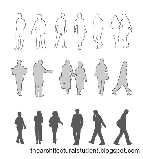 16 Architectural Figures Vectors Images Architecture People