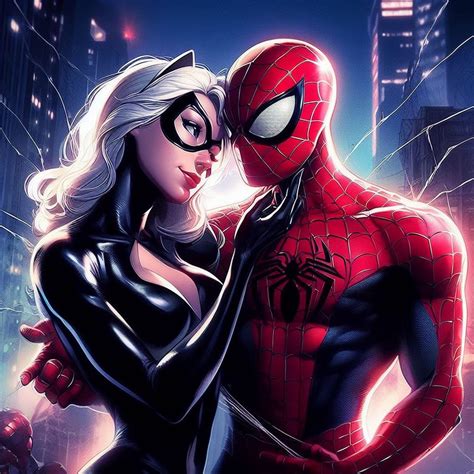 Black Cat And Spider Man R Spidermanps4
