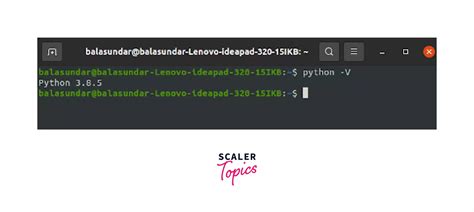 how to install python on linux scaler topics