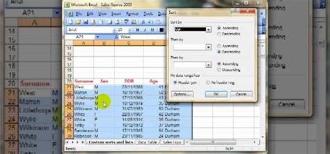 how to sort data by multiple columns in microsoft excel microsoft office