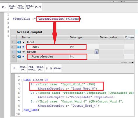 how do you address securely and indirectly in step 7 tia portal id