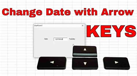 increase textbox date using up and down arrow keys in
