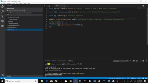 step by step react nodejs and mysql simple full stack