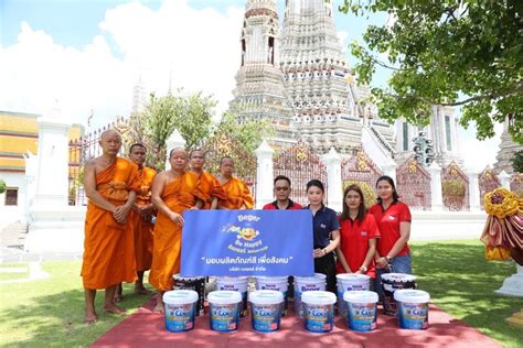 เบเยอร์สนับสนุนสีเพื่อปฏิสังขรณ์ศาสนสถานงานศิลป์วัดอรุณราชวรารามฯ