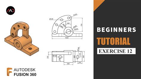 autodesk fusion 360 tutorial for beginners exercise 12 learn the
