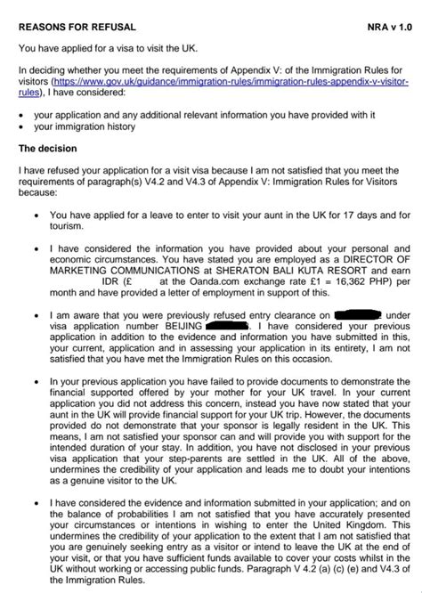Visitor Visa To Uk Rejected By Beijing Expat Forum For People Moving