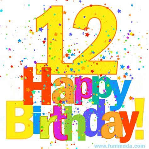 Happy 12th Birthday Animated S
