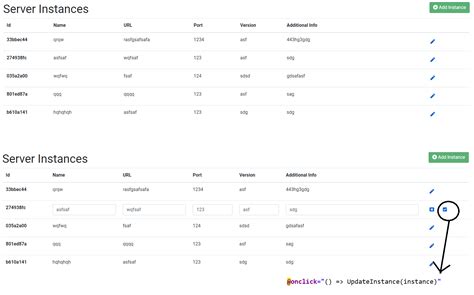 core blazor inline editing table and getting all component