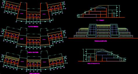 Restaurante De Lujo En Autocad Librería Cad