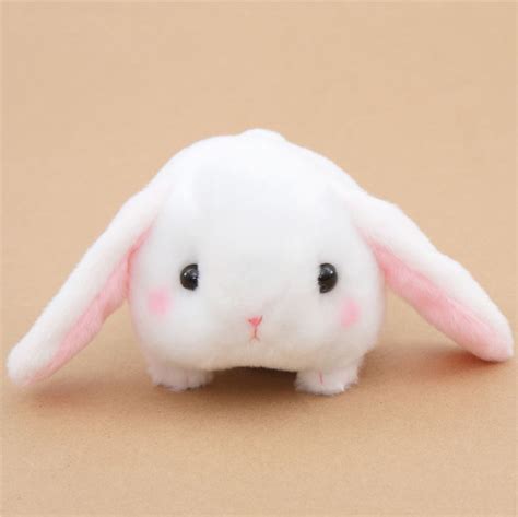 Kawaii White Bunny Rabbit Poteusa Loppy Plush Toy From Japan Modes4u