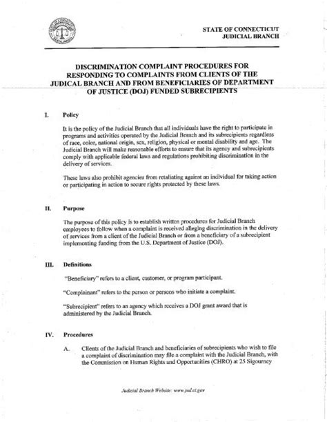 How Can I File A Discrimination Complaint Against A Judicial Branch