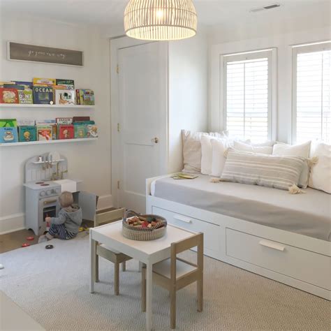 Guest Bedroom And Playroom Combo Nursery Guest Room Basement Guest