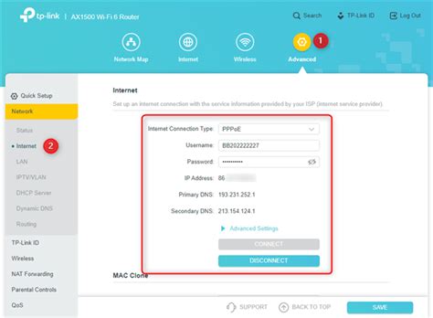Configure Pppoe Connections On Your Tp Link Wi Fi 6 Router