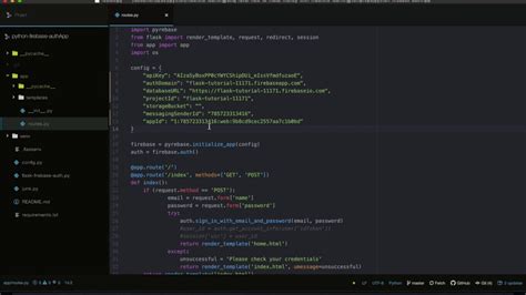flask firebase authentication simple easy webapp youtube