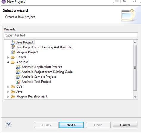 java eclipse cannot create android project stack overflow