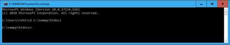 install laravel with xampp on window using composer