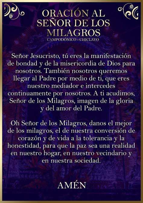 🙇‍♂️oraciÓn Al SeÑor De Los Milagros🙏🏻 Juntos En Oración 🙌🏼