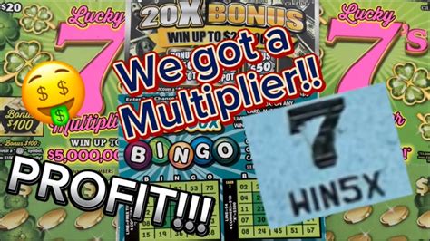 Lucky 7s Multiplier Bingo 20x Bonus Profit Youtube