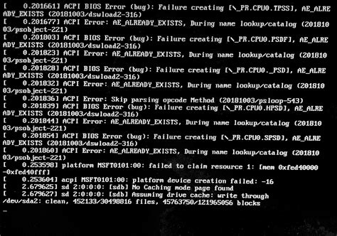 boot error message when booting ubuntu 18 04 ask ubuntu
